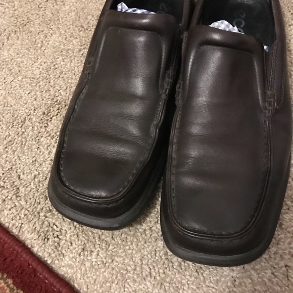 Ecco | Shoes | Mens Ecco Leather Brown Shoes Used | Poshmark